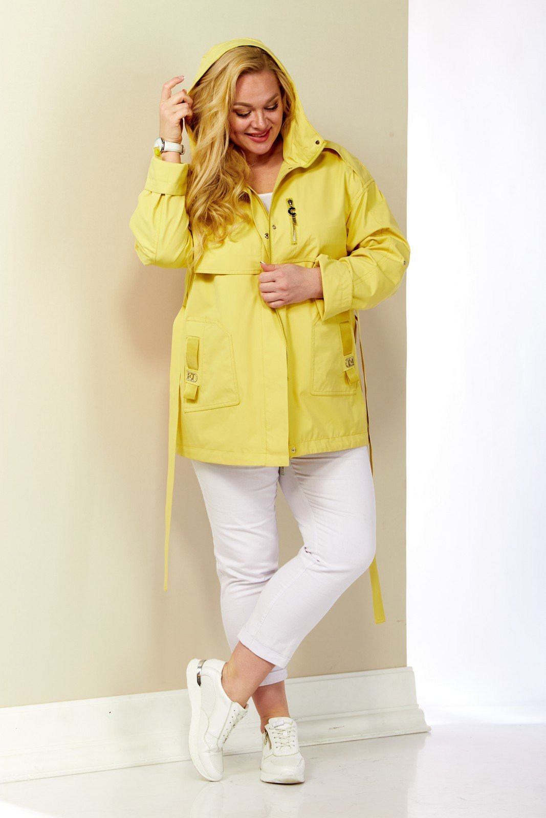 Куртка 2122 желтый Shetti купить - 7% скидка | в наличии